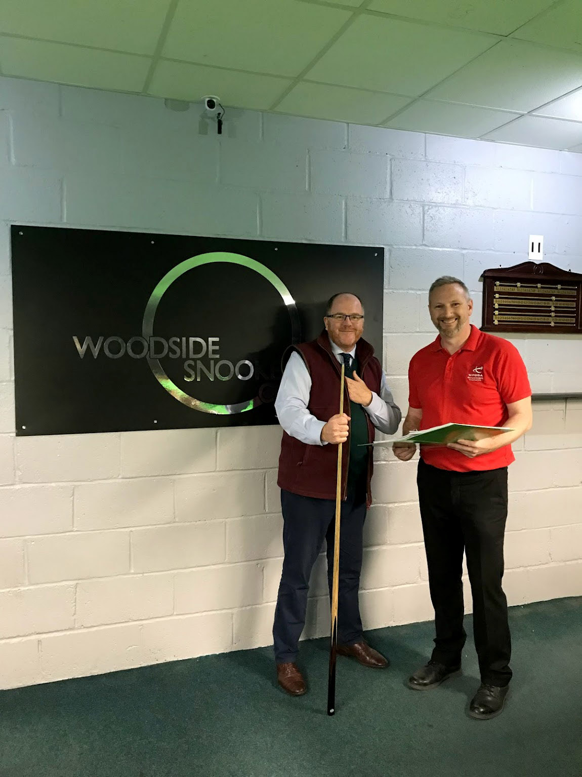 Woodside Snooker Centre Welcomes George Freeman MP - EPSB