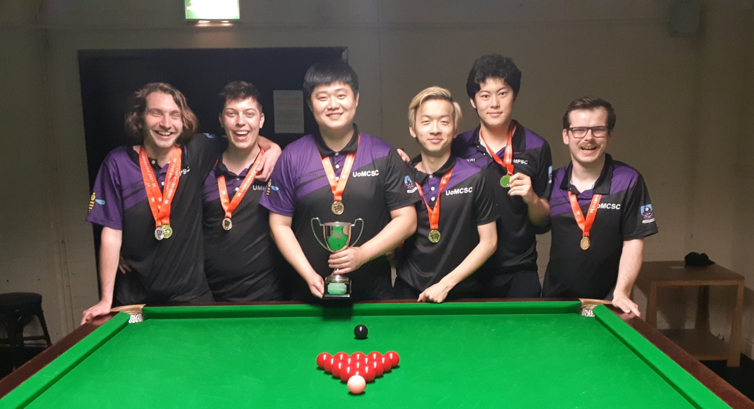 Champions Celebrated at University Snooker Championships - EPSB
